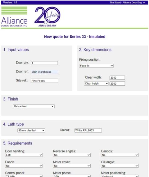 Customer Portal Ready for Launch | Alliance Doors