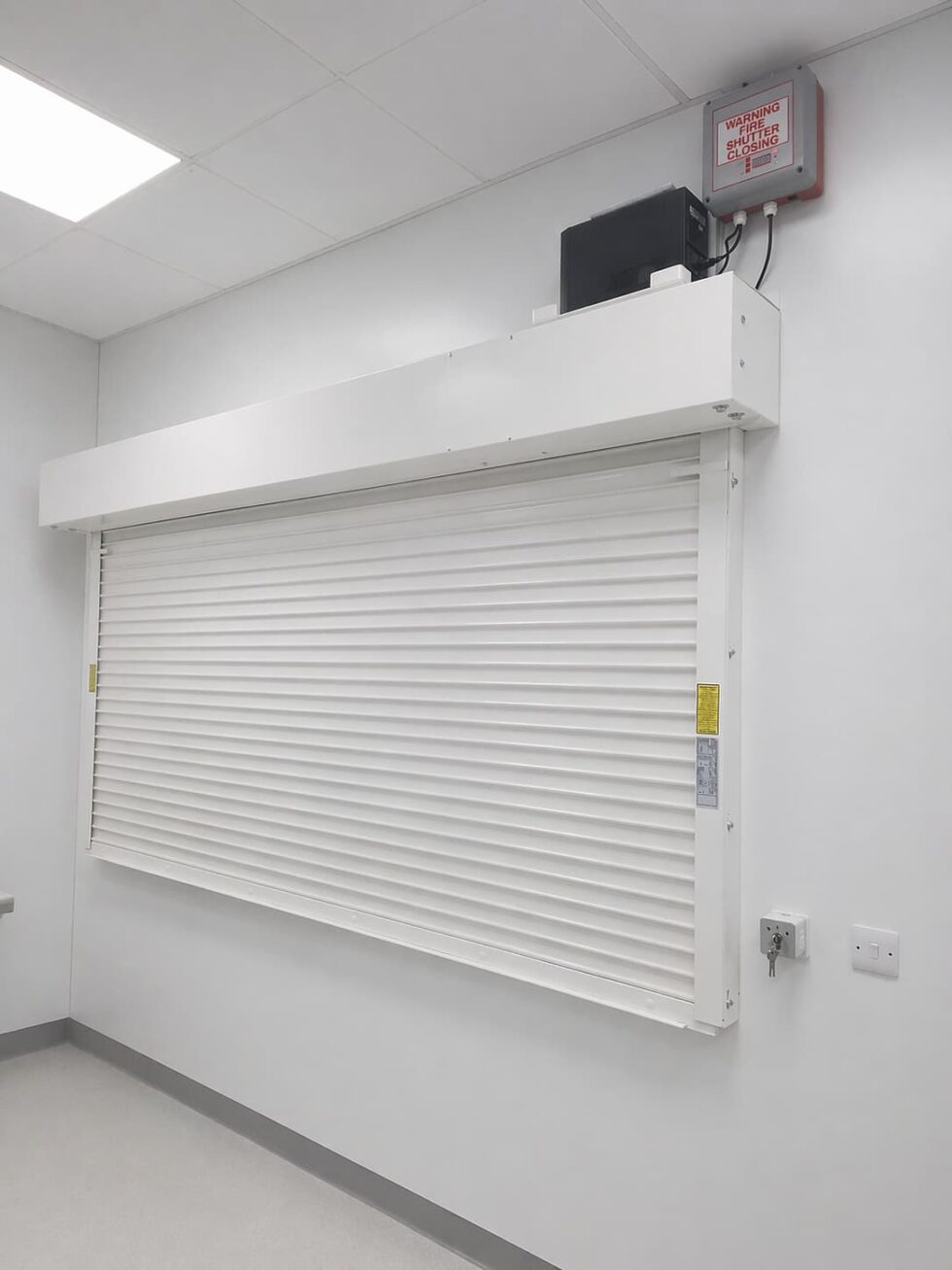 Fire Rated Roller Shutter (4 Hr) with Motor - The Phoenix - Alliance Doors